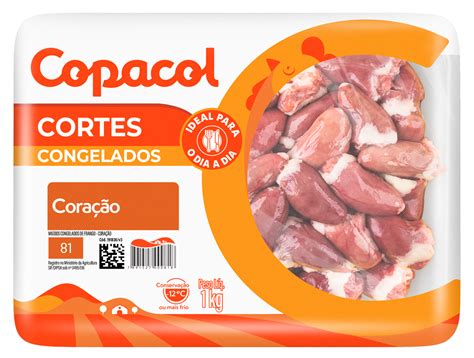 Coração Congelado 1kg Copacol