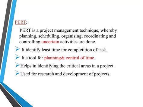 network analysis pert cpm pptx computer software and applications