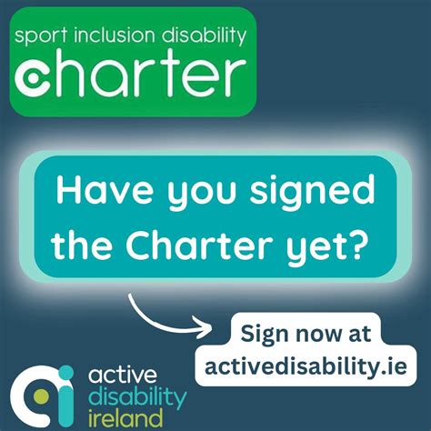 Sportinclusion Charter Active Disability Ireland
