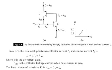 SCR Two Transistor Analogy