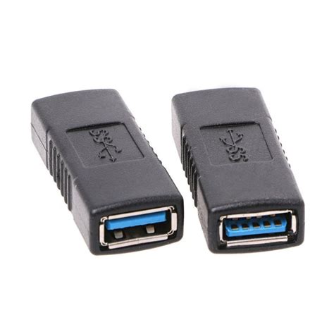 2Pcs Usb 3 0 Type A Female To Female Adapter Coupler Gender Changer Connector Lazada
