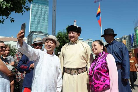 Монгол Улсын Ерөнхийлөгч У Хүрэлсүх Үндэсний их баяр наадмыг нээж үг хэллээ