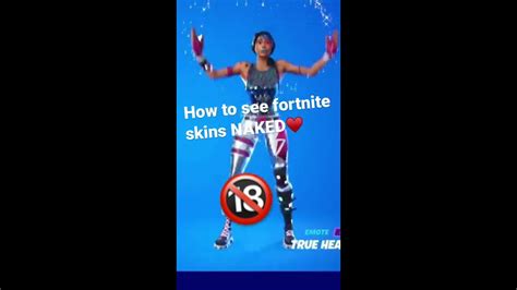 How To See Fortnite Skins Naked♥️🔞 Youtube