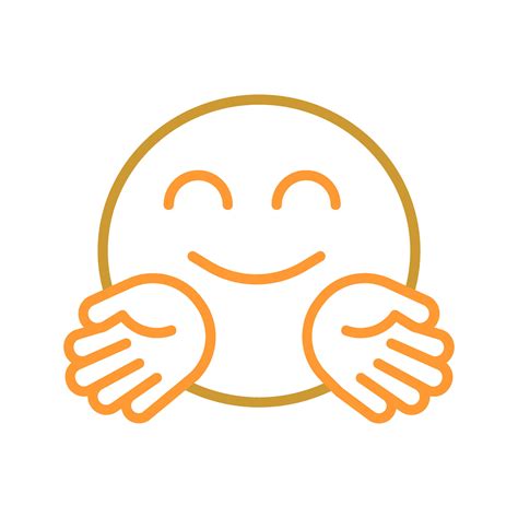 Hugging Face Icon Design 50294403 Vector Art At Vecteezy