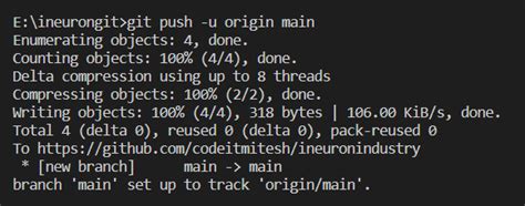 GitHub Codeitmitesh Task Task Of INeuron Regarding Git Hub Commands
