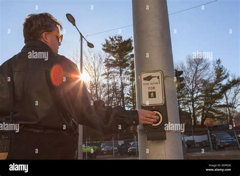 Man Pressing Button Rear View Hi Res Stock Photography And Images Alamy