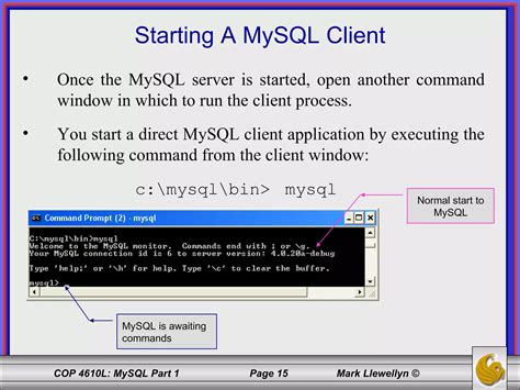 Introduction To MySQL Part PPT Databases Computer Software And Applications