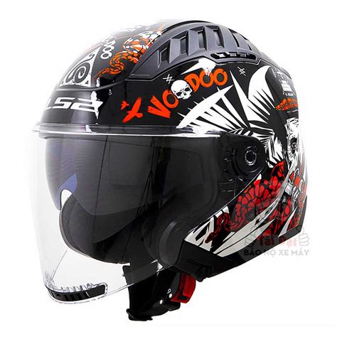 Nón Ls2 Copter Of600 Voodoo Mũ Ls2 Copter đi Moto Nón Tài Đạt