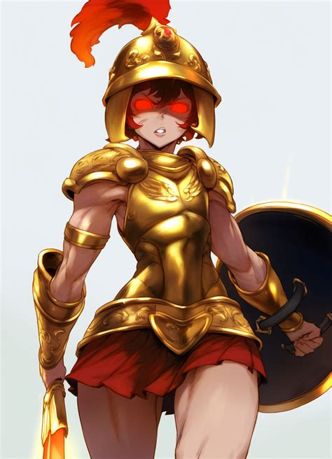 Rule 34 1girls Ai Generated Ares Armor Deity European Mythology Female Only Flat Chest Goddess