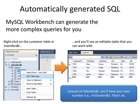 Ppt Mis2502 Data Analytics Mysql And Sql Workbench Powerpoint