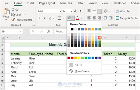 How To Make Excel Look Pretty 16 Easy Formats Exceldemy
