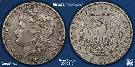 1893 S Morgan Silver Dollar Cacg Xf 45 Item 2020813