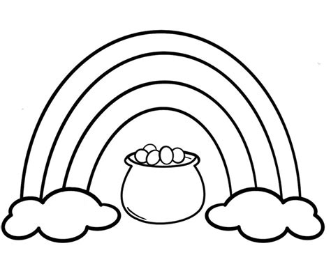Pot Of Gold Printable Template Uk Printable Hub