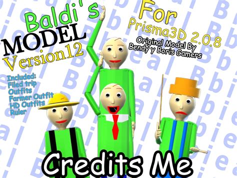 Baldi Model V12 By Tuannghia1999 On Deviantart
