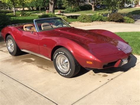 1975 Corvette Stingray Convertible Rare Classic Chevrolet Corvette