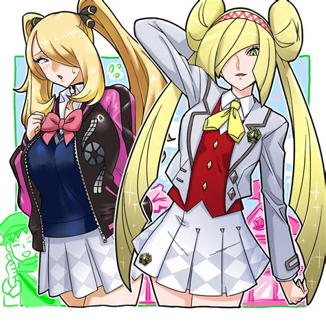 Rosa Marnie Cynthia Lusamine Rei And More Pokemon And More