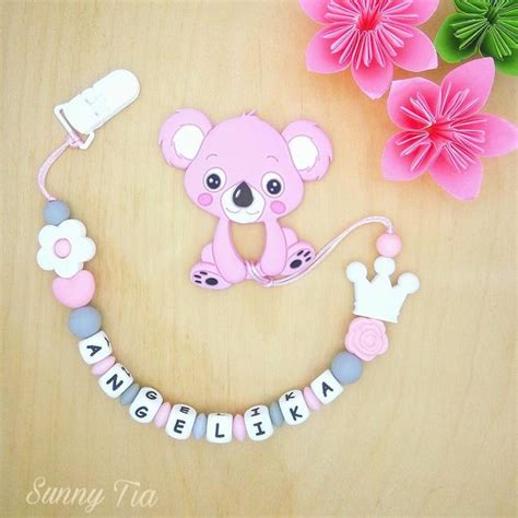 Silicone Teether With Name Chewable Toy Pacifier Clip For Etsy In 2024 Silicone Teether