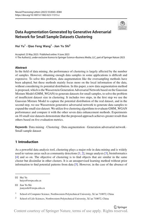 Data Augmentation Generated By Generative Adversarial Network For Small