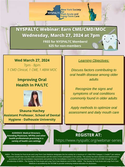 Webinar Educational Meetings From New York For Post Acute And Long Term