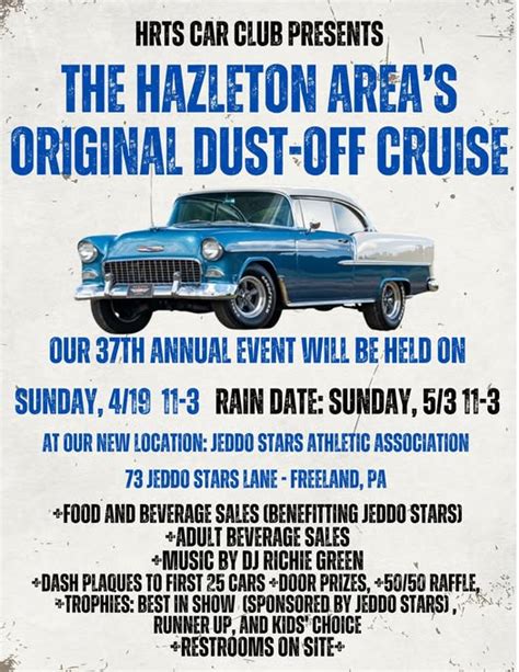 The Hazleton Areas Original Dust Off Cruise Freeland Pa