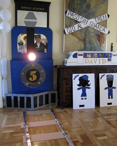 Fiesta Vintage ¡viajeros Al Tren Pi Piii Decoraciones De Tren