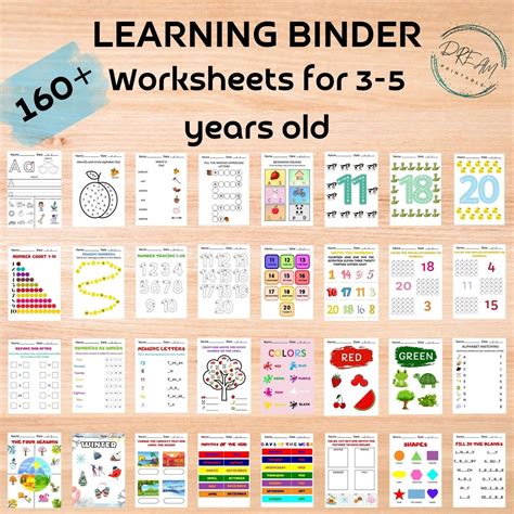Preschool Learning Binder Learning Worksheets Alphabet Worksheets