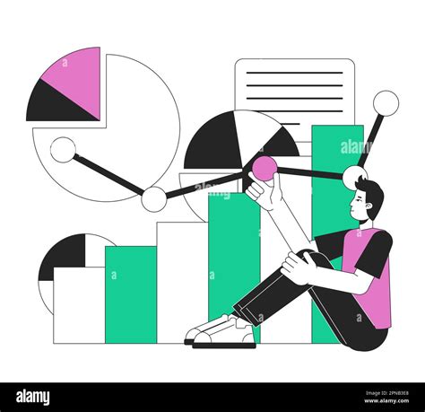 Optimize Startup Workflow Flat Line Concept Vector Spot Illustration