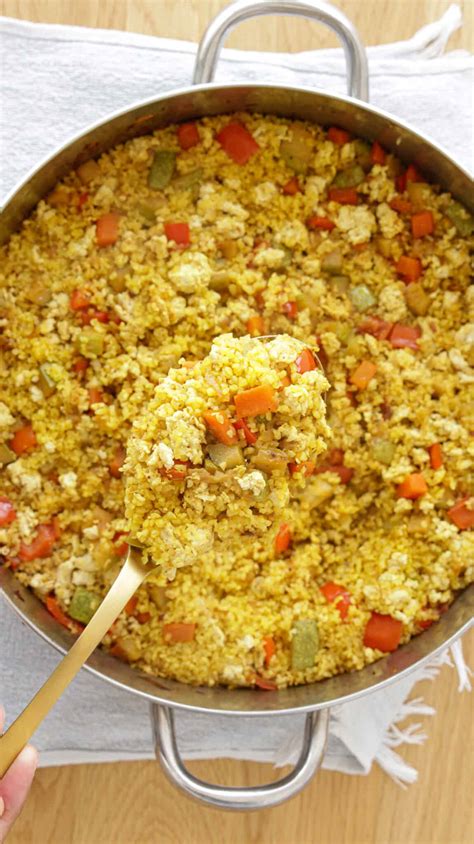 One Pot Chicken Bulgur Recipe The Cooking Foodie