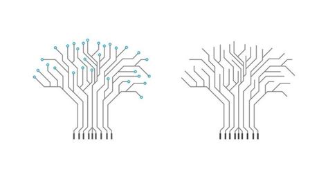 Circuit Tree Vector Art Icons And Graphics For Free Download
