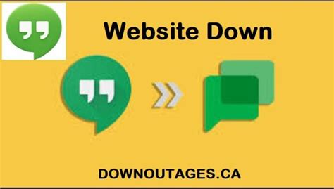 Google Hangouts Down Or Service Outage Check Current Outages And Problems DownOutages Ca