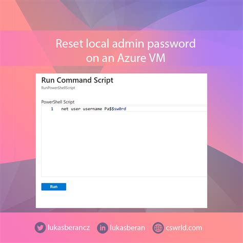 How To Reset Domain Admin Password On An Azure Vm Cybersecurity World