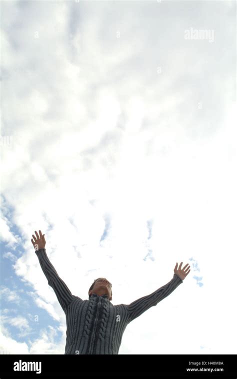 Man Reaching To Heaven