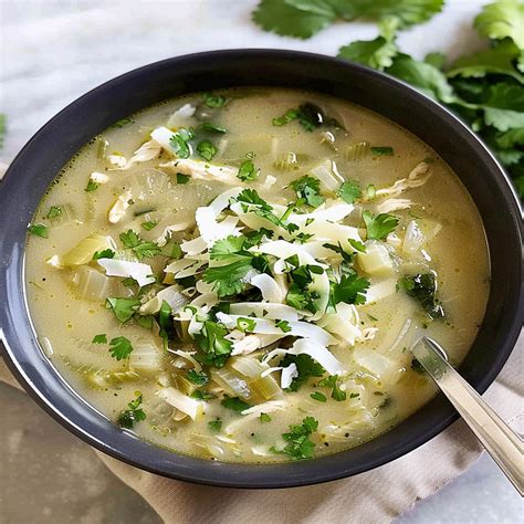Cabbage And Winter Greens Soup With Coconut Milk