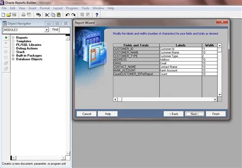 Oracle Select Available Fields In Reports Wizard To Calculate Totals Coder Tutorial