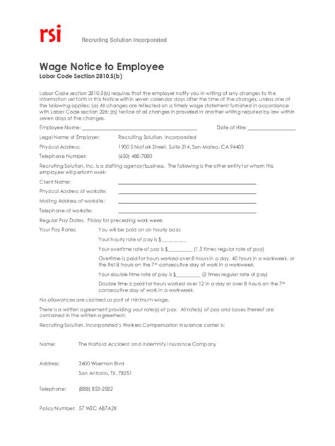 Fillable Online Hr Fast Facts What Is Californias 2810 5 Notice Fax Email Print Pdffiller