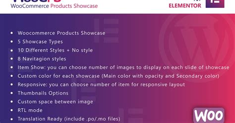 Woocommerce Products Showcase For Elementor Wp Plugins Ft Woocommerce Elementor And Fashion