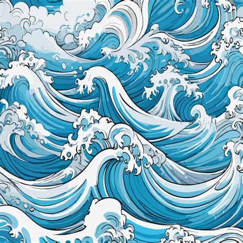 Premium Vector Wave Patterns Vector