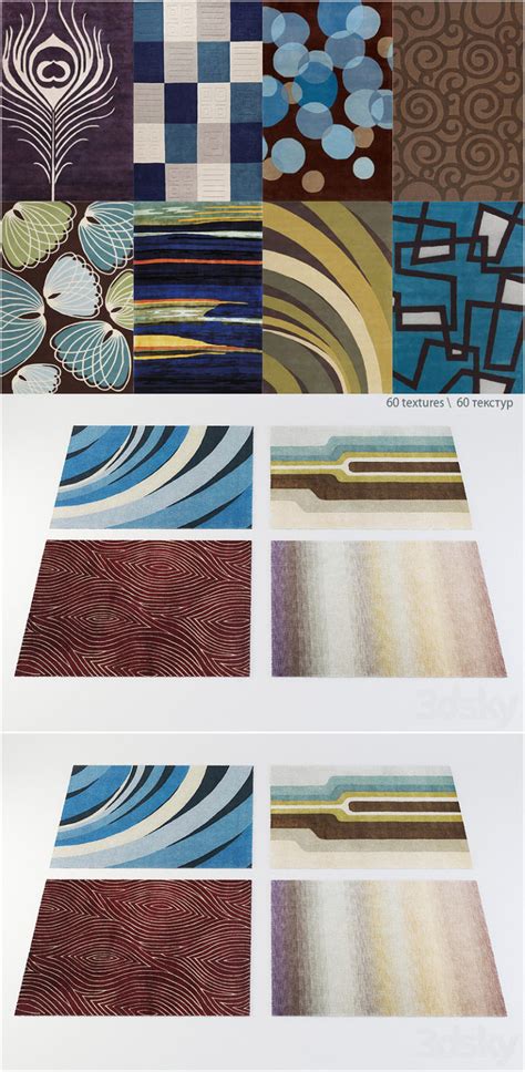 Desire Fx 3d Models Collection Of Designer Carpets 3d Model