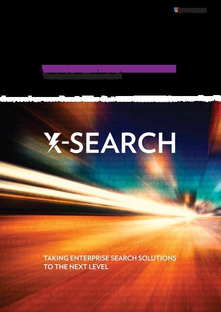 Xsearch Brochure Pdf