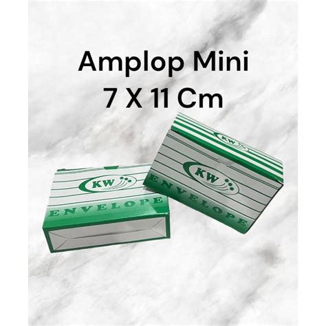 Jual Amplop Kw Mini Envelope Mini Polos Shopee Indonesia