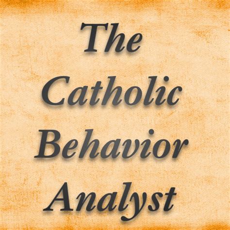 The Catholic Behavior Analyst Substack