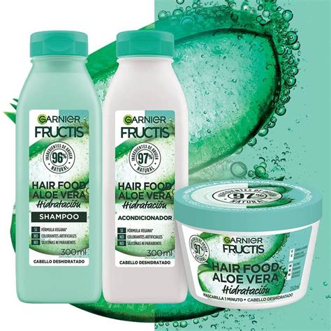 Shampoo Fructis Hair Food Aloe Vera Hidratación 300ml Metro Pe