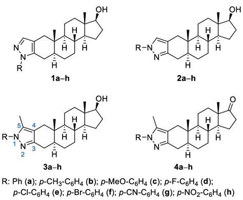 A Ring Fused Pyrazoles Of Dht Previously Synthetized By Us [16 17] Download Scientific Diagram