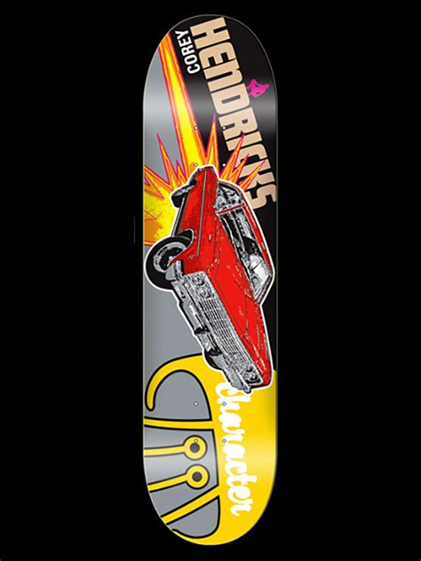 Corey Hendricks Deck Character Skateboards Chicagos Longest