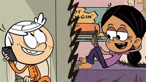 Lincoln Loud Chats With Ronnie Anne In Pajamas By Peytonauz1999 On