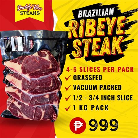 Daddy Van Steaks Premium Quality Steaks Delivered In Metro Manila