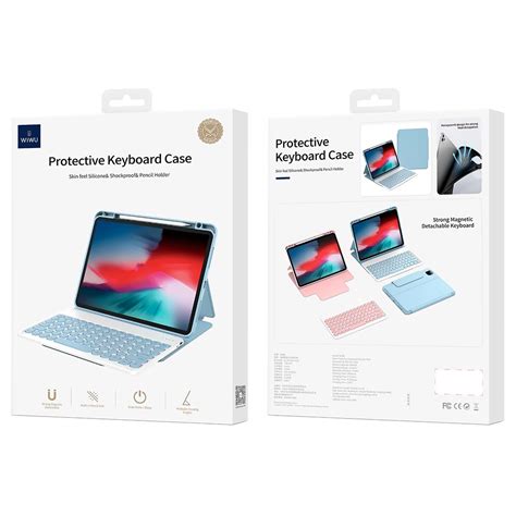 Capa Para Ipad Wiwu Protective Keyboard Case Com Teclado 109 11