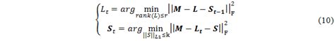 sparse time frequency representation for the transient signal based on