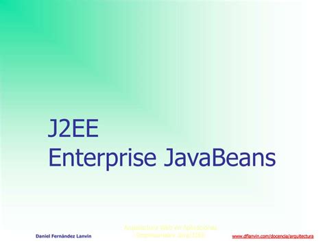 Ppt J2ee Enterprise Javabeans Powerpoint Presentation Free Download Id3707234