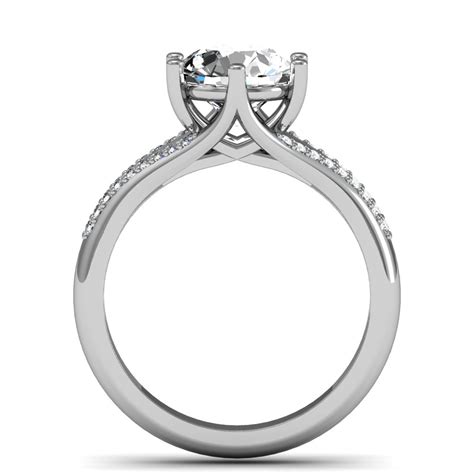 132ct Heart Shape Natural Diamond Round Split Shank Pave Natural